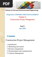 Construction Methods and Project Management | PDF | Project Management ...