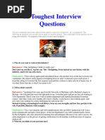51 Firefighter Interview Questions | PDF | Firefighter | Question