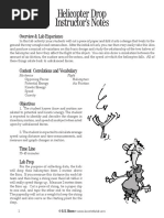 STEM Parachute Activity for Kids | PDF | Parachute | Weight