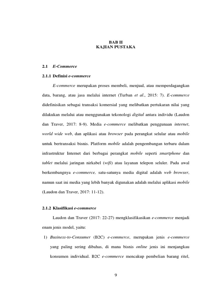 Definisi dan Klasifikasi E-Commerce | PDF | Komputer