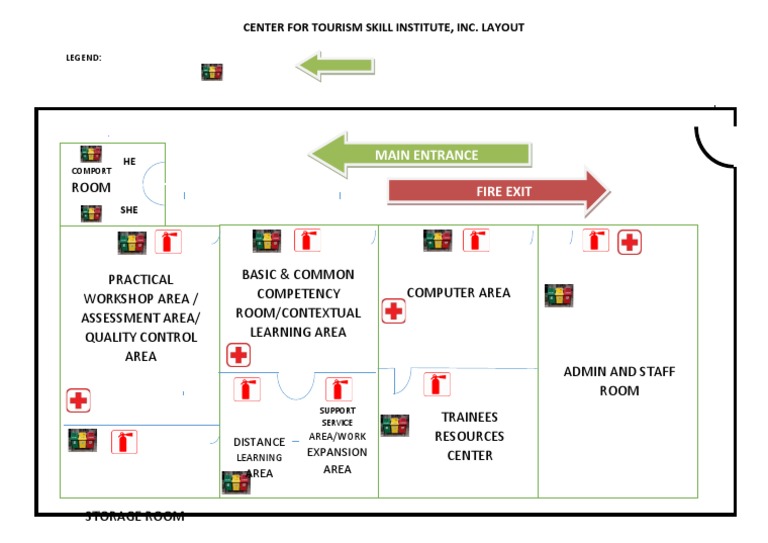Main Entrance Fire Exit: Center For Tourism Skill Institute, Inc ...