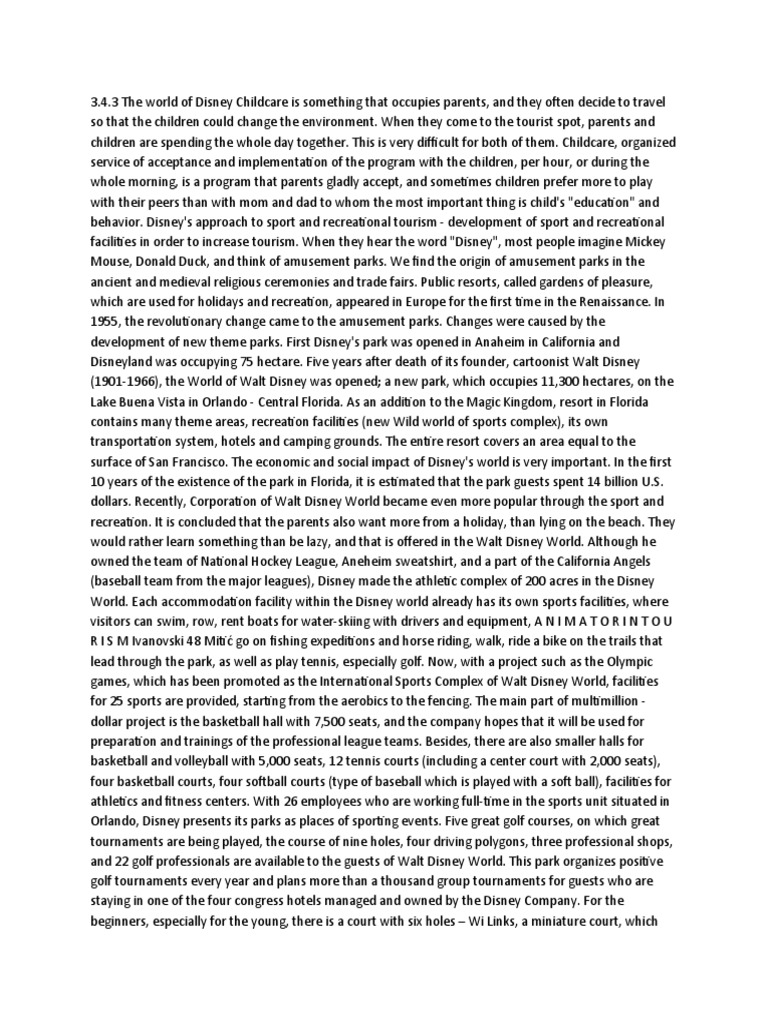 Scribd | PDF | Walt Disney World | Leisure