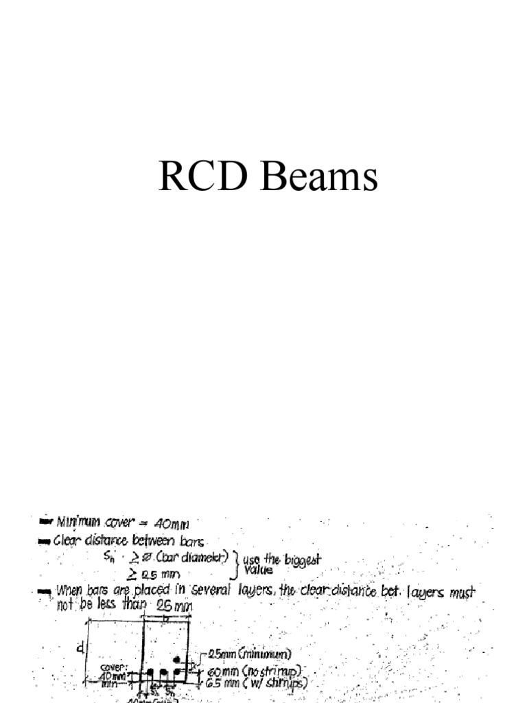 107 RCD Beams | PDF | Beam (Structure) | Civil Engineering