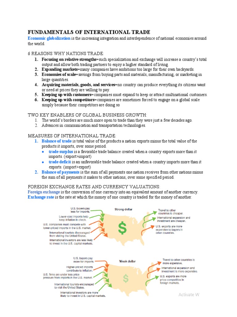 Business in Action 8th Edition Chapter 3:the Global Marketplace | PDF ...