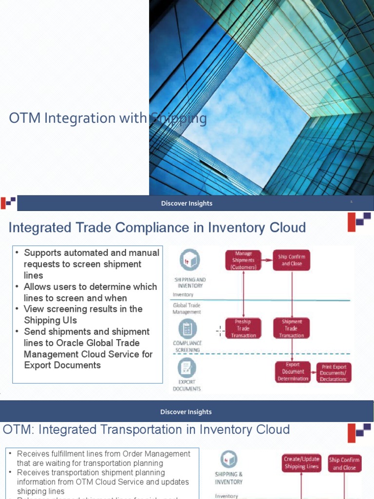 OTM Integration for Oracle Systems | PDF | Accounts Payable ...