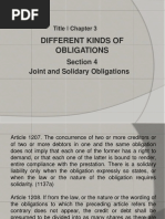 Joint and Solidary Obligations | PDF | Legal Concepts | Liability ...