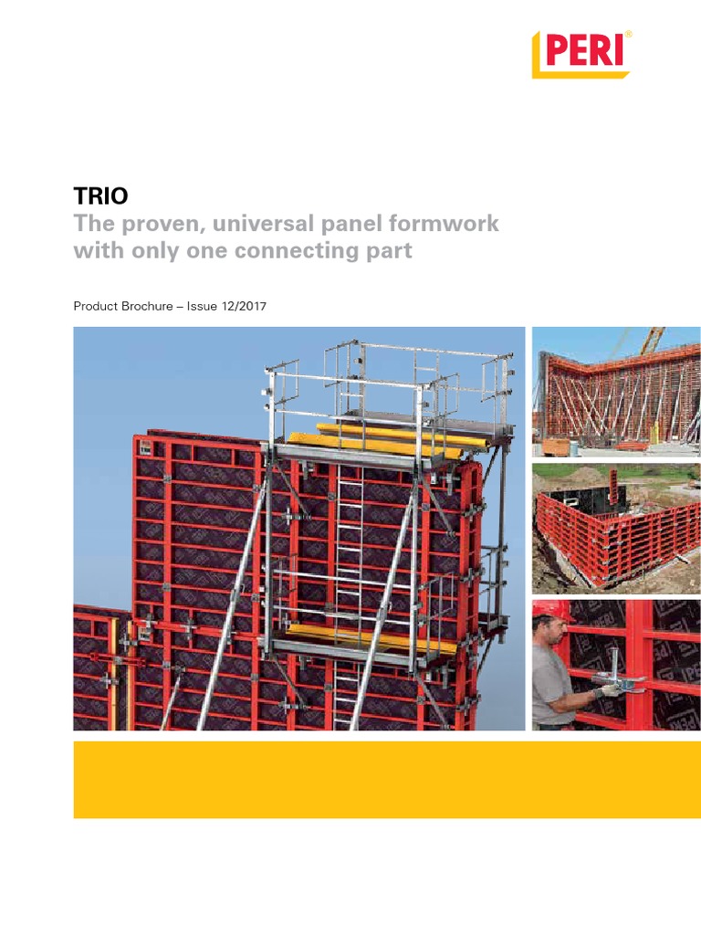 PERI TRIO en PDF | PDF | Scaffolding | Building Materials