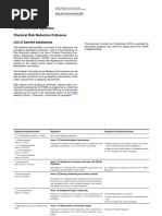 REACH List of Restrictions | PDF | Arsenic | Chemistry