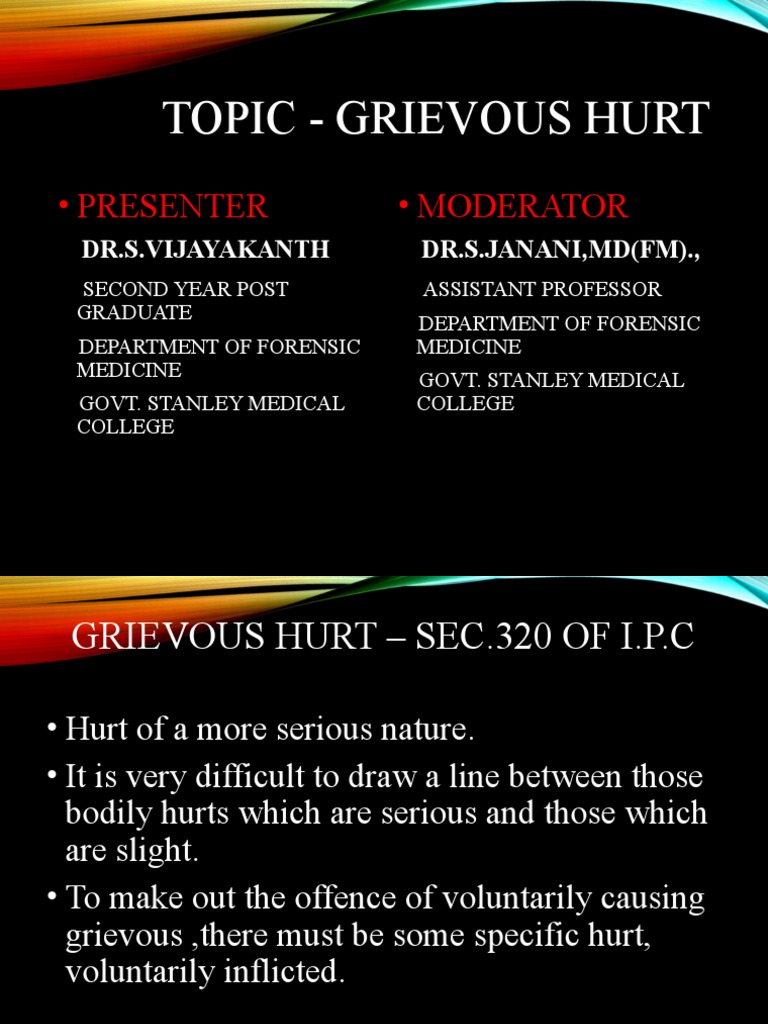 Grievous Hurt | PDF | Cornea | Spinal Cord
