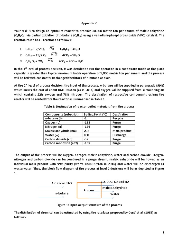 Appendix C | PDF | Chemical Engineering | Chemical Process Engineering