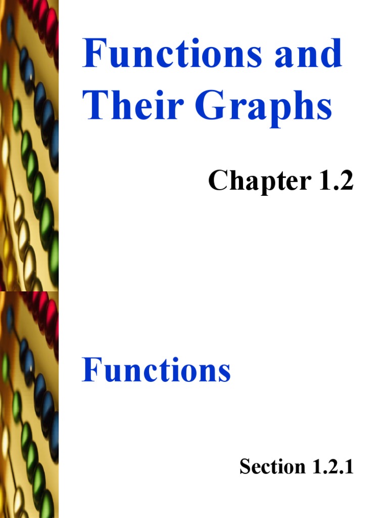 Functions and Their Graphs | PDF | Maxima And Minima | Function ...