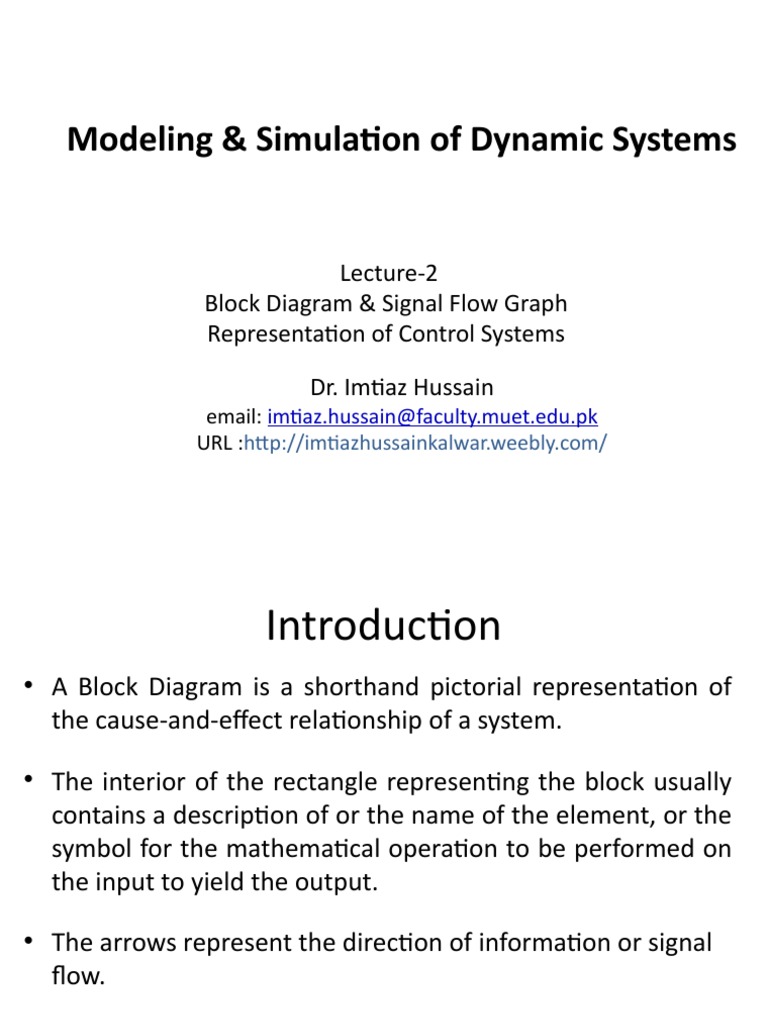 Lecture - 2 Block Signal Flow | PDF | Theoretical Computer Science ...