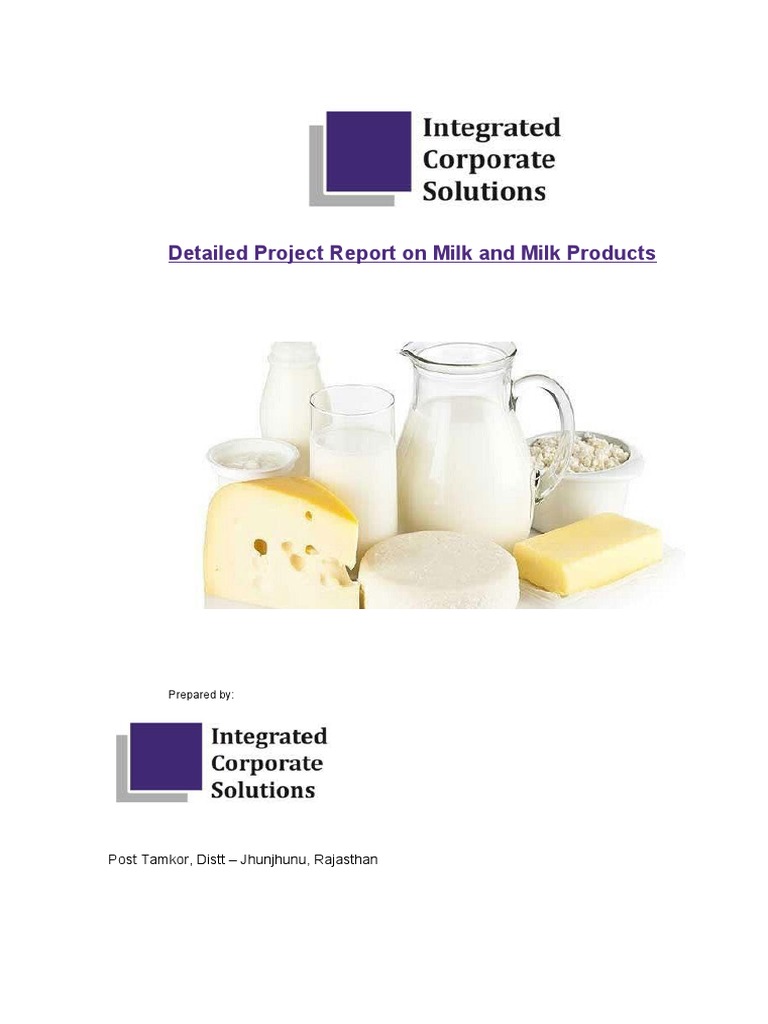 ICS Project Milk | PDF | Dairy | Milk