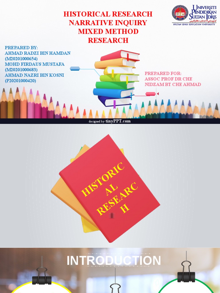 Historical Research Narrative Inquiry Mixed Method Research | PDF ...