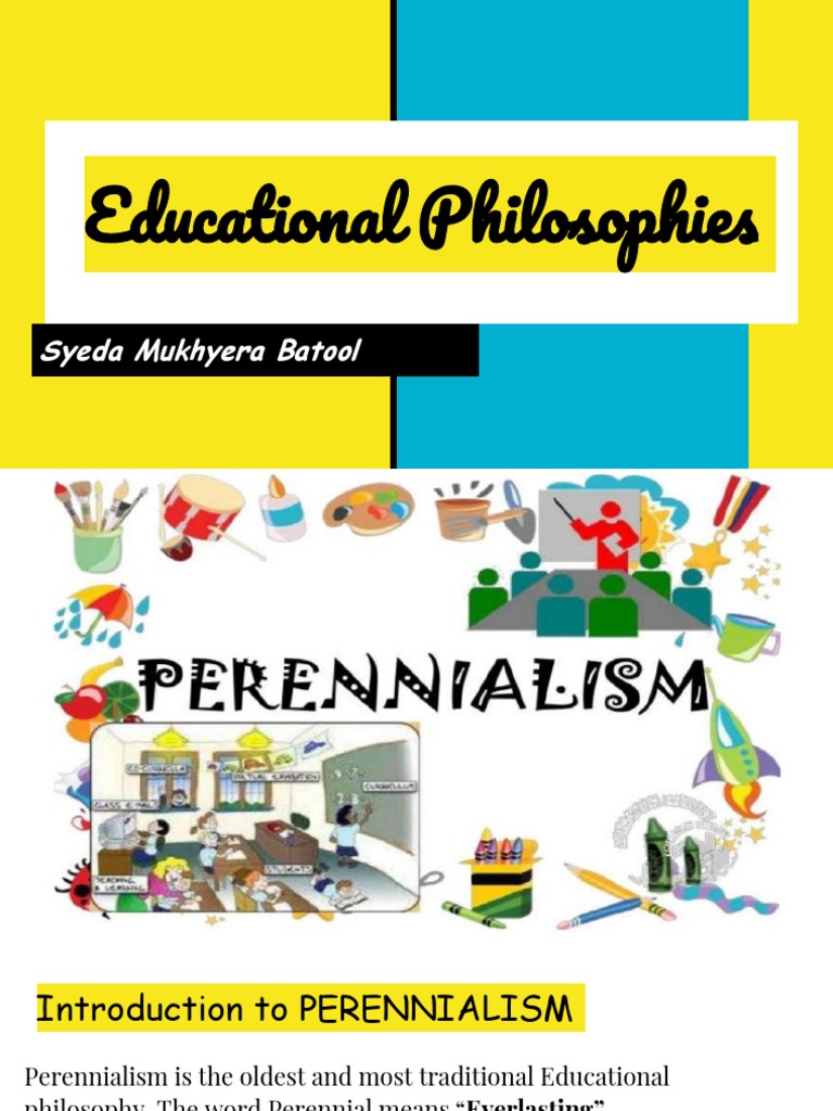 Definition of Perennialism | PDF