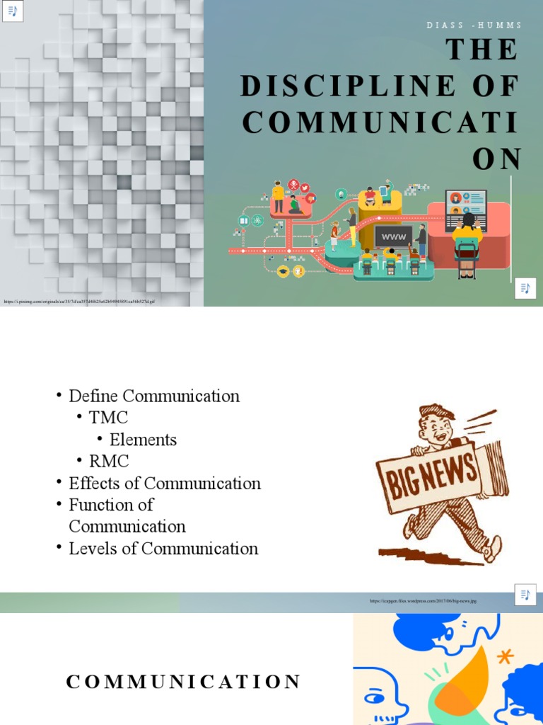 The Discipline of Communication | PDF | Cybernetics | Mass Media