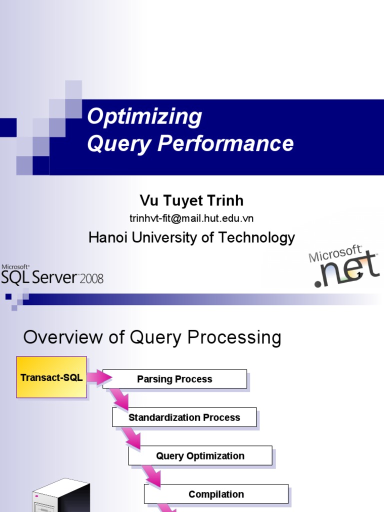 Optimizing Query Performance: Hanoi University of Technology | PDF ...