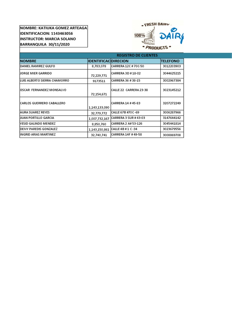 Katiuska Gomez | PDF | Leche | Vacas