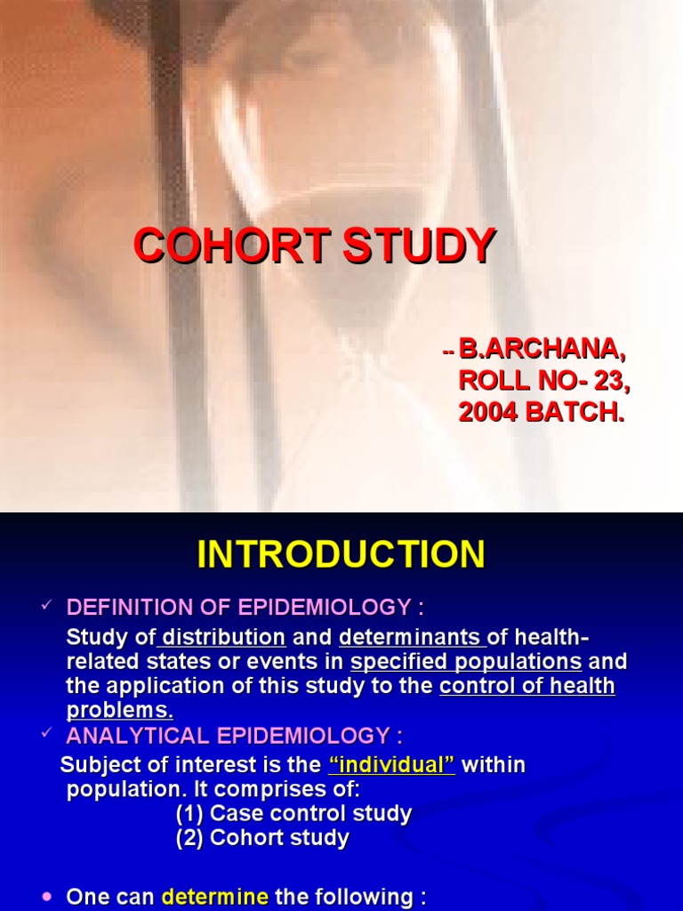 Cohort Study | PDF | Cohort Study | Relative Risk