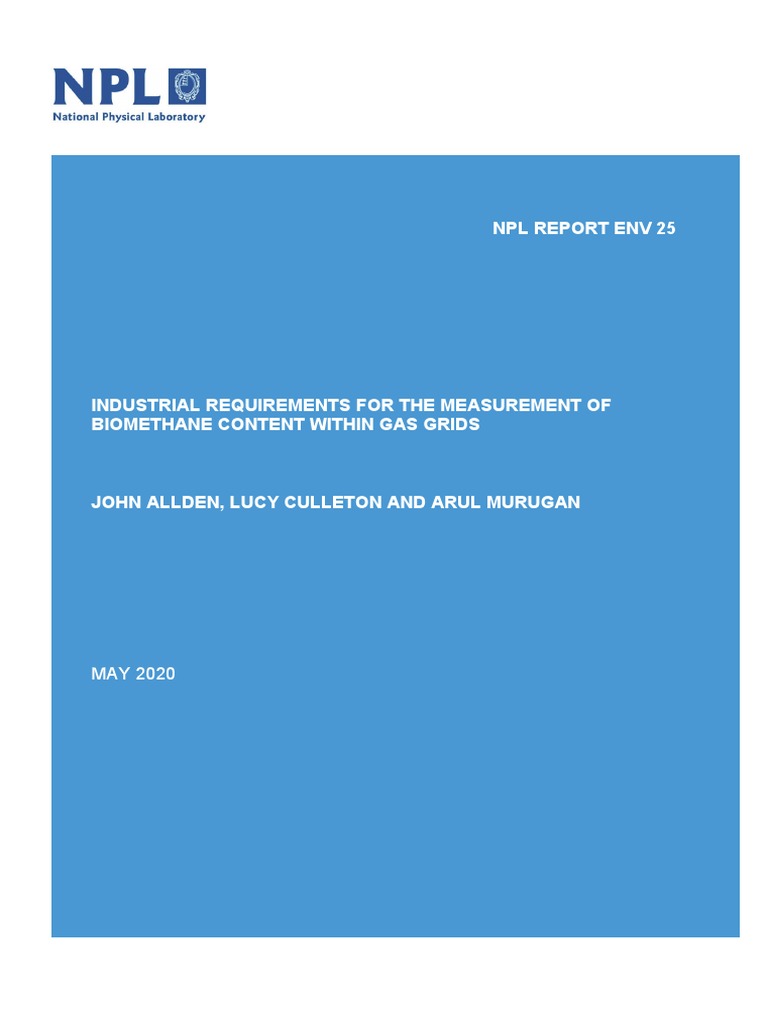 NPL Report Env 25 | PDF | Biogas | Natural Gas