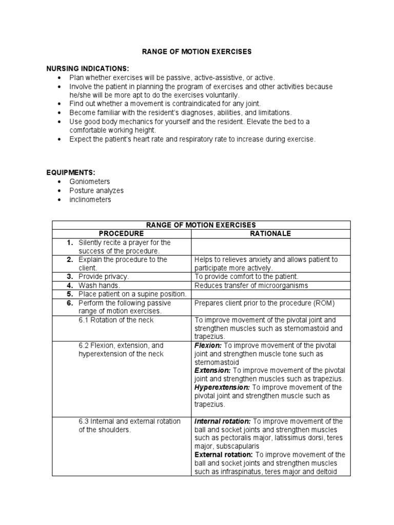 Range of Motion | PDF | Anatomical Terms Of Motion | Soft Tissue
