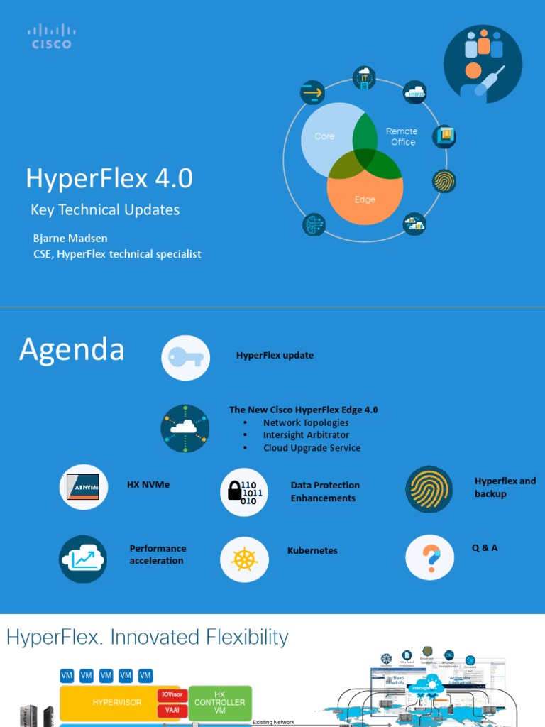 Hyperflex 4.0: Key Technical Updates | PDF | Hyper V | Disaster Recovery