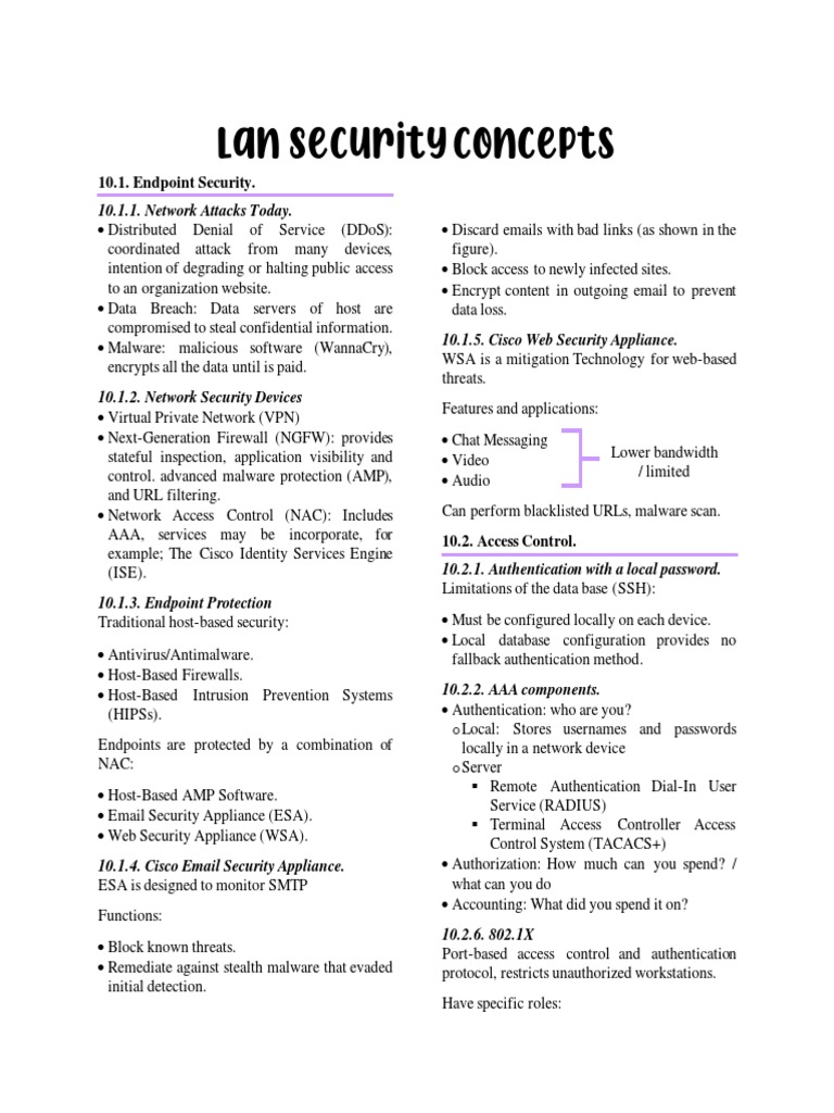 LAN Security Concepts PDF | PDF | Computer Network | Malware