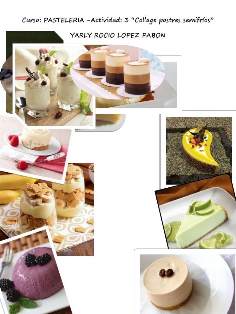 Collage Postres Semifrios | PDF