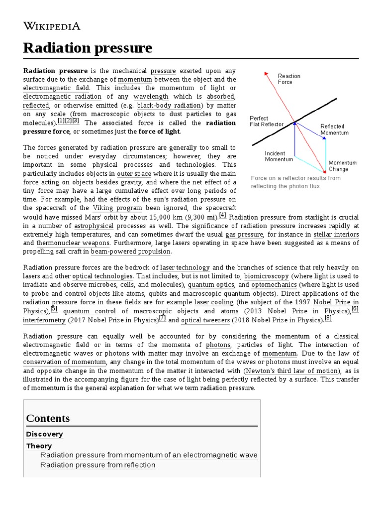 Radiation Pressure | PDF | Star Formation | Stars