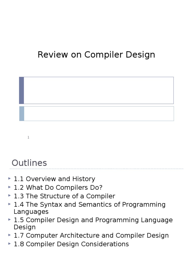 Compiler Design | PDF | Parsing | Compiler