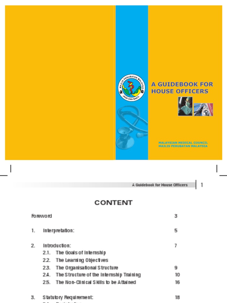 House Officer Internship Guide | PDF | Physician | Health Care