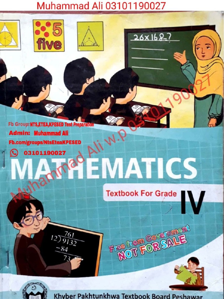 Maths 4th Books by Muhammad Ali | PDF