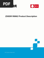 ZXSDR R8852E Product Description | PDF | Lte (Telecommunication) | Radio
