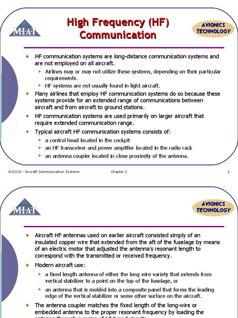 Topic4 Hfcommunicationsystem 141015155121 Conversion Gate02 PDF | PDF ...