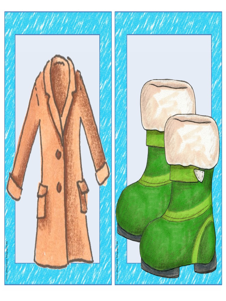 Bildkarten Kleidung DAZ | PDF