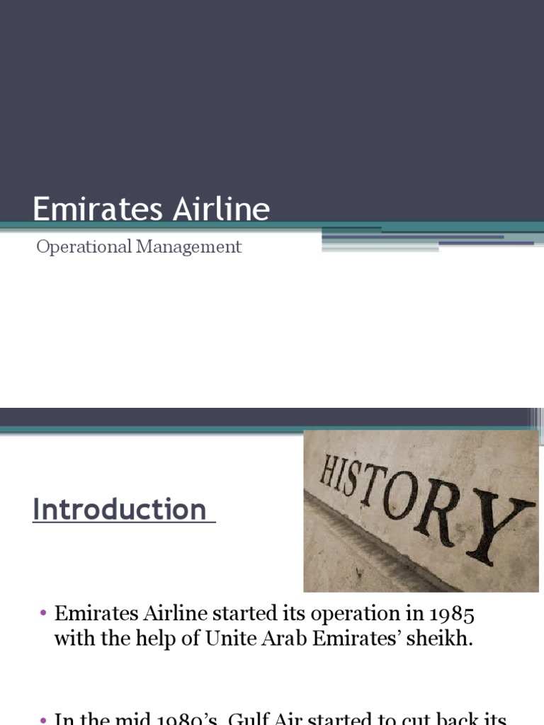 Emirates Airline | PDF | Emirates (Airline) | Airlines