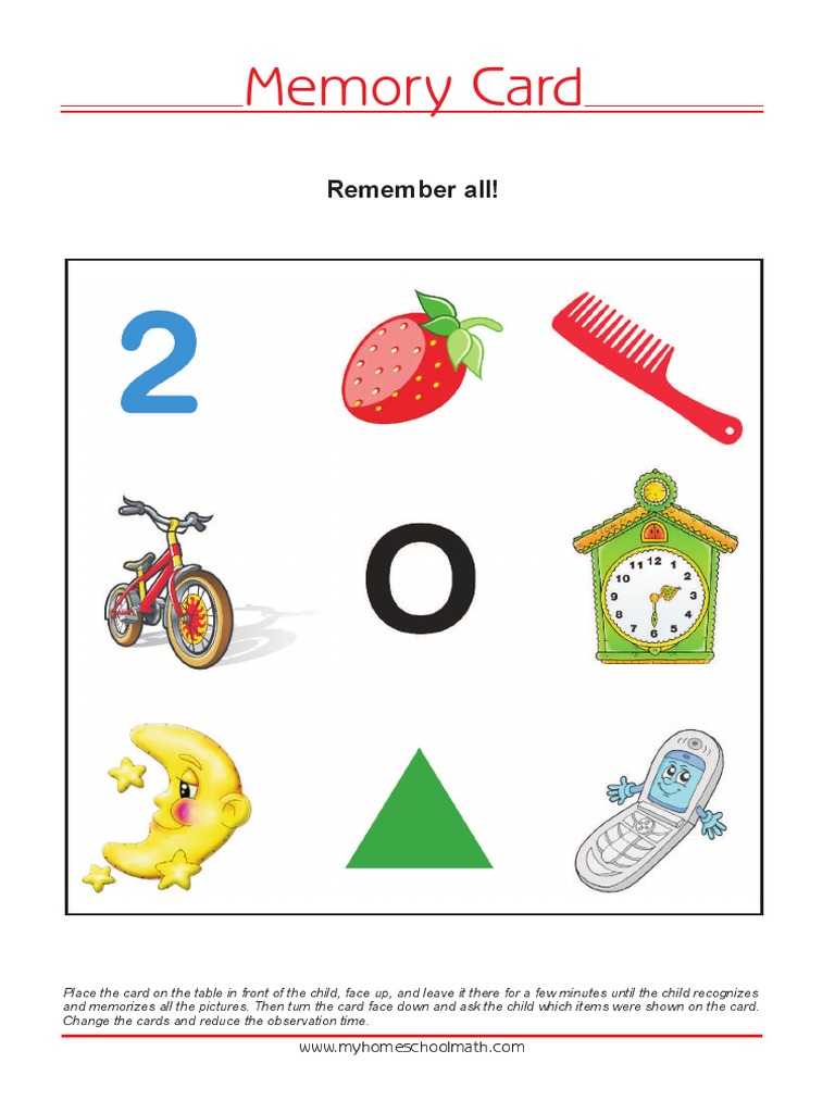 Memory Cards 1 PDF | PDF