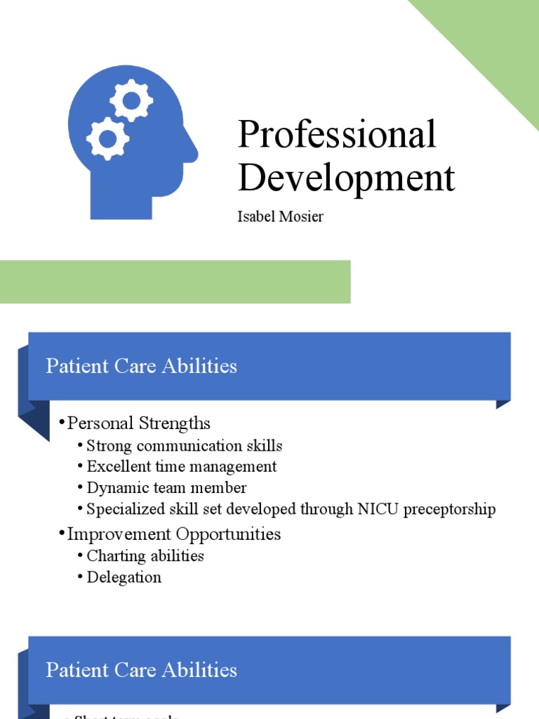 Professional Development Powerpoint | PDF | Nursing | Leadership
