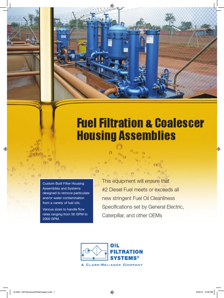 OFS Brochure Fuel Filtration Coalescer Housing Assemblies | PDF ...