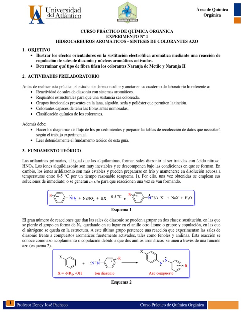 4-Hidrocarburos Aromáticos-Colorantes Azo | PDF | Ácido clorhídrico ...