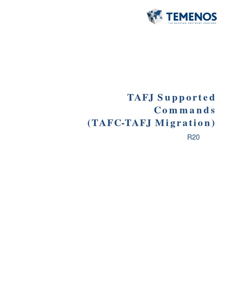 TAFJ-Supported Commands | PDF | Copyright | Intellectual Works