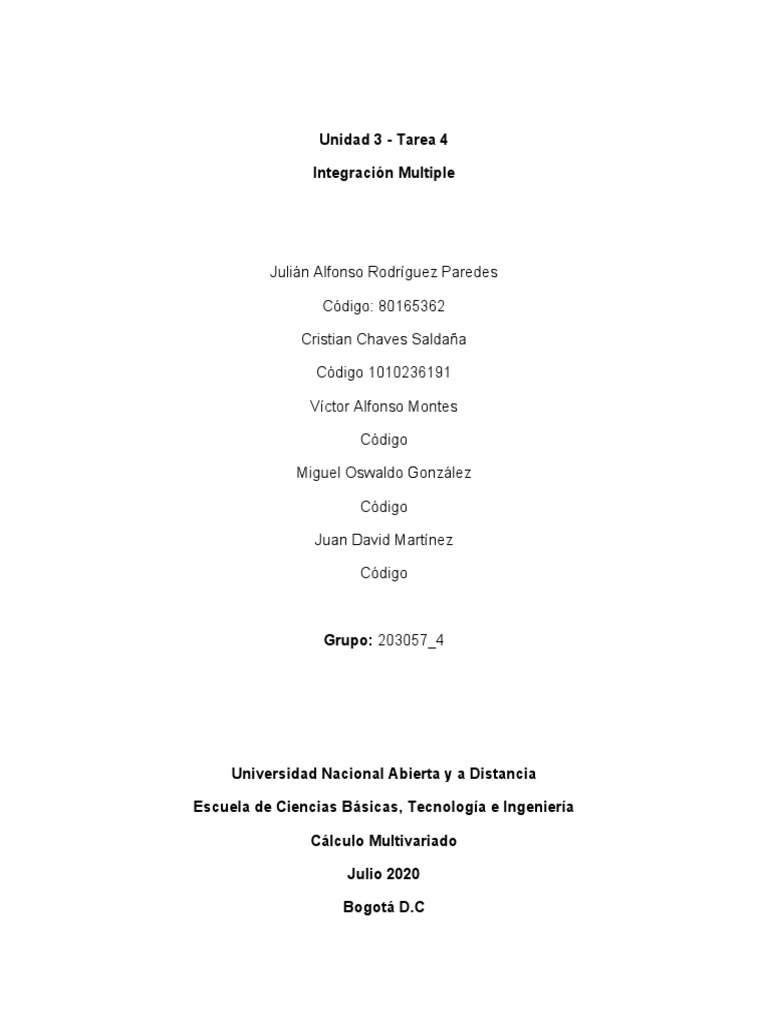 4 Tarea4 | PDF | Integral | Zona
