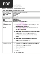 Rancangan Perlaksanaan Aktiviti (Rpa) : (Taska Permata NCDRC Upsi) | PDF