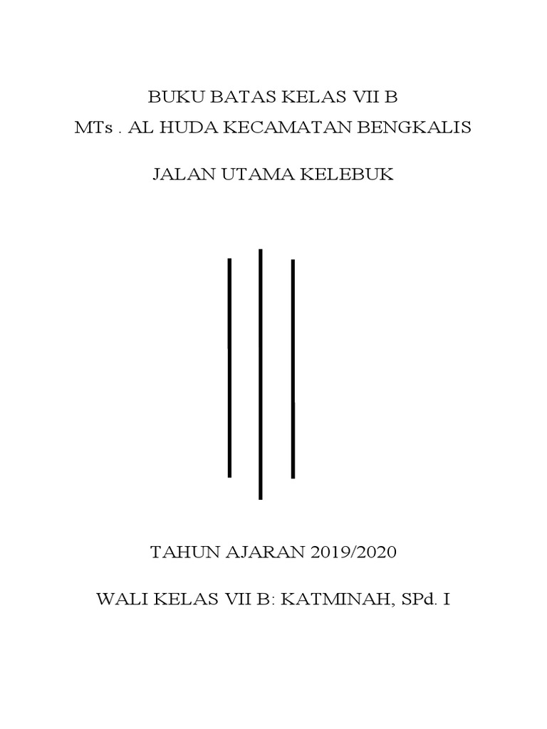 Cover Buku Batas | PDF