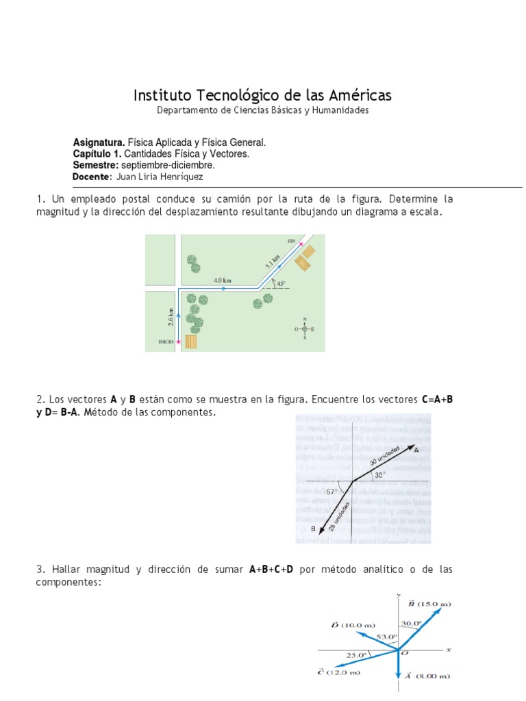 Practica 1. Cantidades Fisicas y Vectores.c3 PDF | PDF