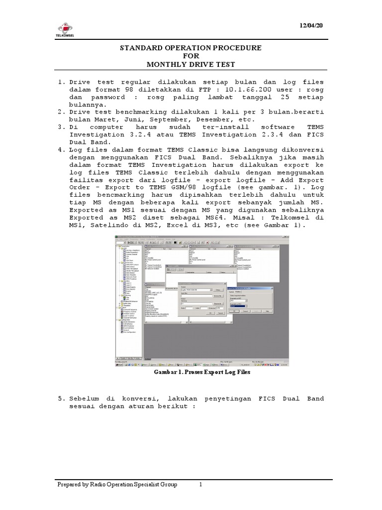 Sop Drive Test | PDF