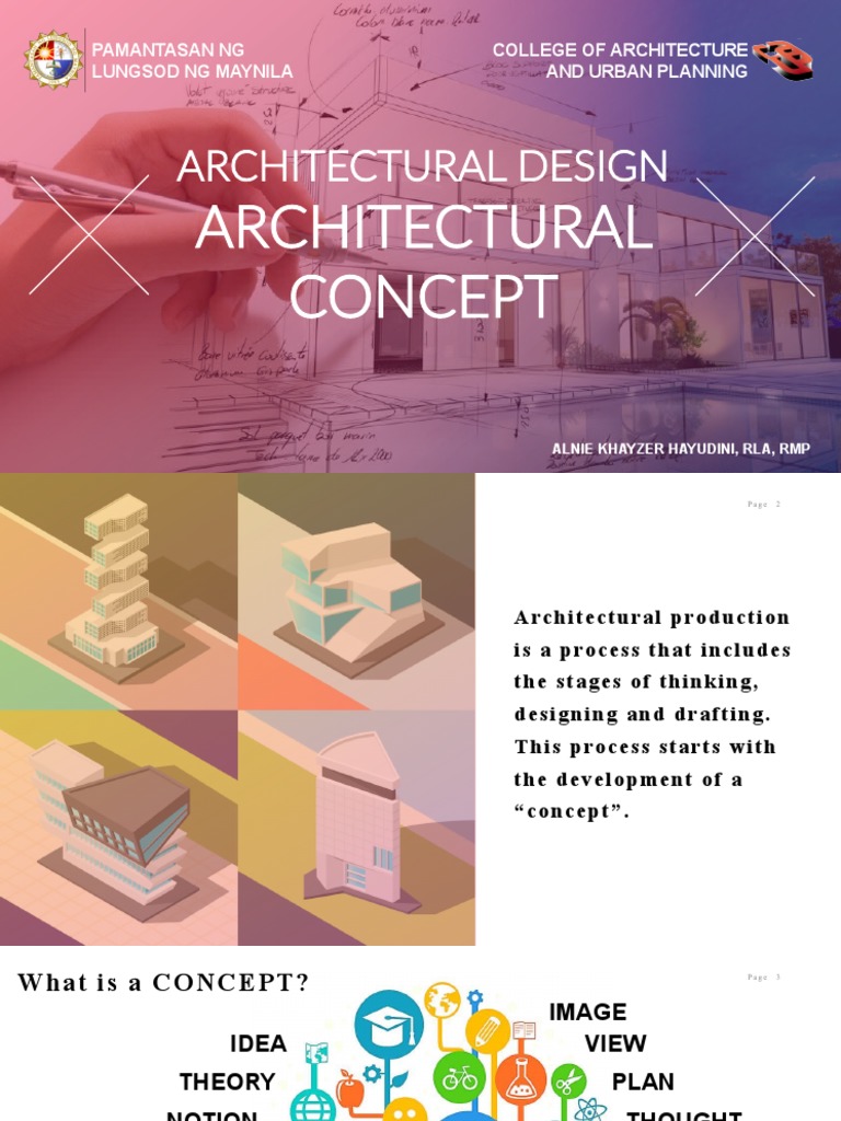 Architectural Design 1 - Lecture 12 - Architectural Concept | PDF ...