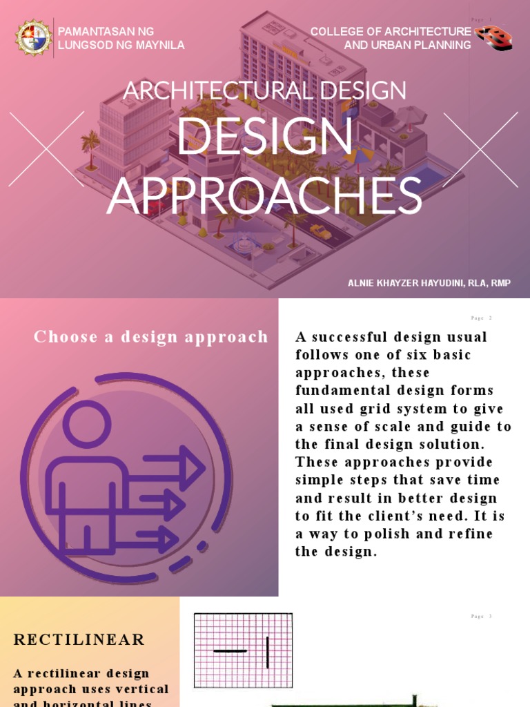 Architectural Design 1 - Lecture 14 - Design Approaches | PDF ...