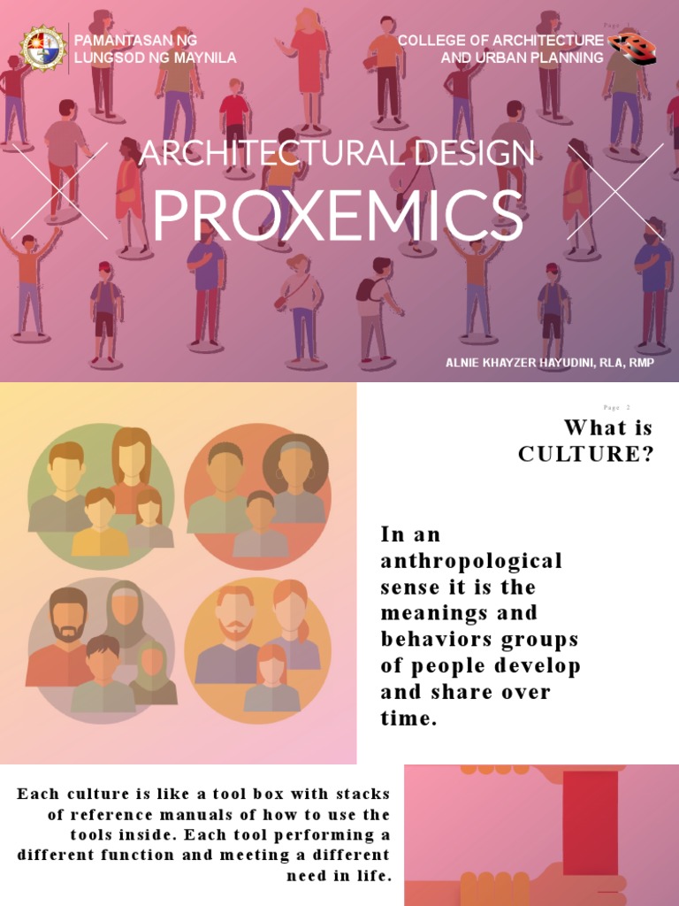 Architectural Design 1 - Lecture 15 - Proxemics | PDF | Communication | Cognition