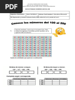 Actividades Números del 300 al 400 | PDF